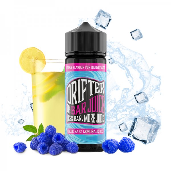Blue Razz Lemonade Ice 0mg 100ml - Drifter Bar Juice