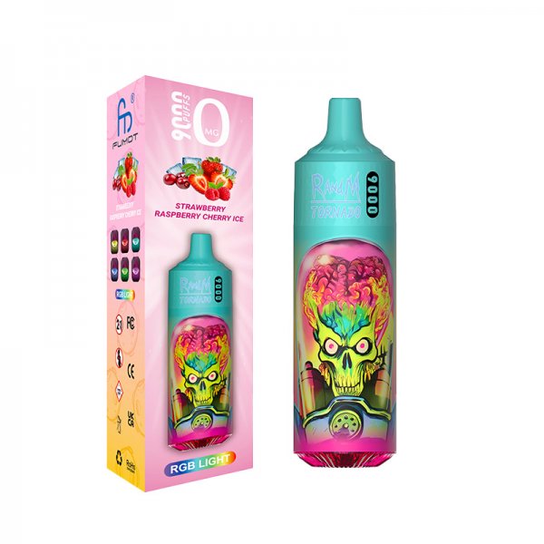 Tornado 9000 Strawberry Raspberry Cherry Ice - Fumot