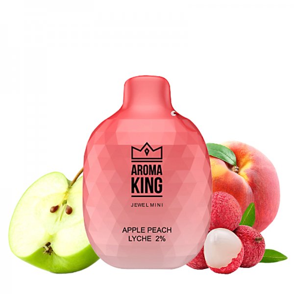 Puff Jewel Mini 600 Apple Peach Lychee Aroma King
