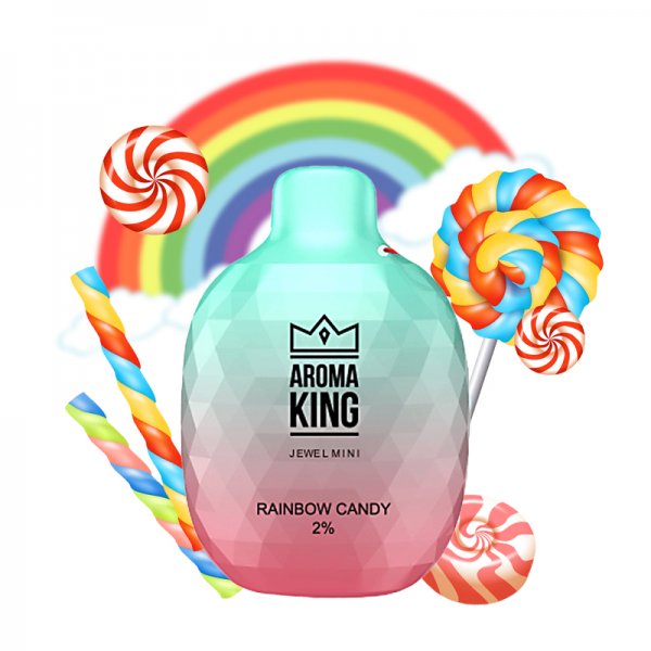 Puff Jewel Mini 600 Rainbow Candy Aroma King
