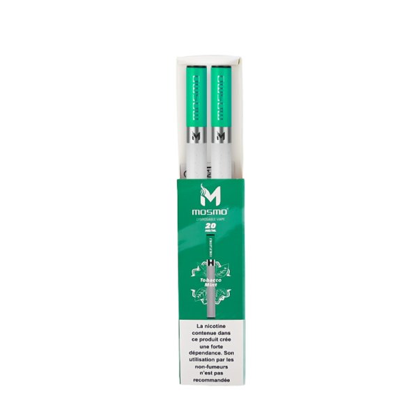 Puff Stick Tobacco Mint 20mg ( 2pcs) - Mosmo