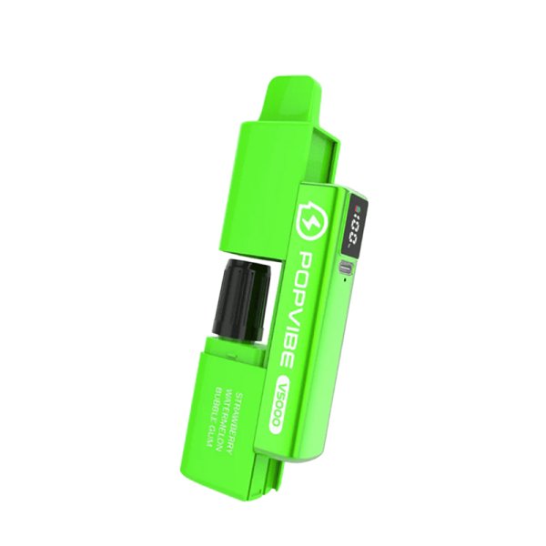 5000 Puff Strawberry Watermelon Bubble Gum Popvibe V5000