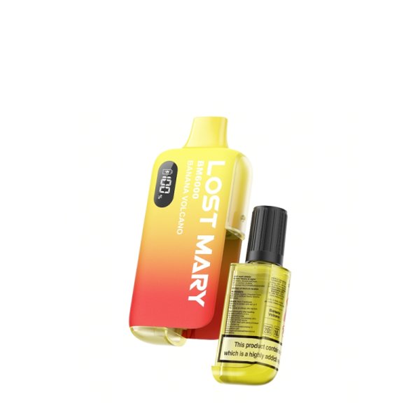 6000 Puff Banana Volcano BM6000 Lost Mary Elfbar