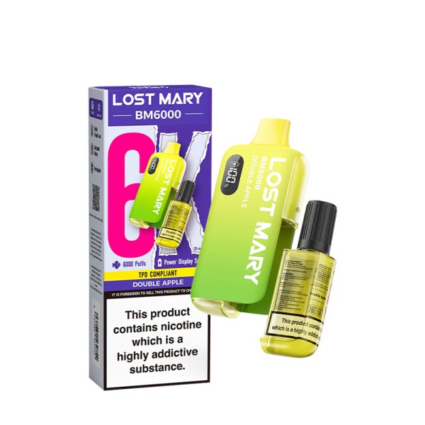 6000 Puff Double Apple BM6000 Lost Mary Elfbar
