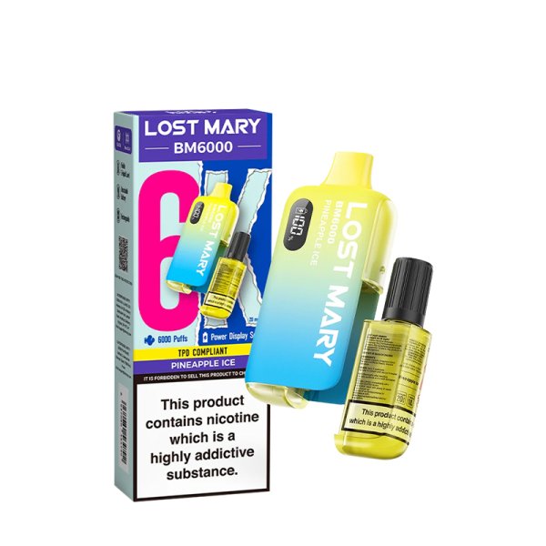 6000 Puff Pineapple Ice BM6000 Lost Mary Elfbar
