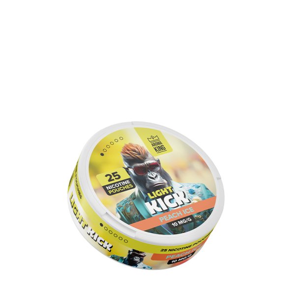 Pouch Regular Kick Peach Ice - Aroma King
