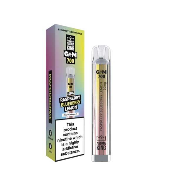 Puff Gem 700 Raspberry Blueberry Lemon Aroma King