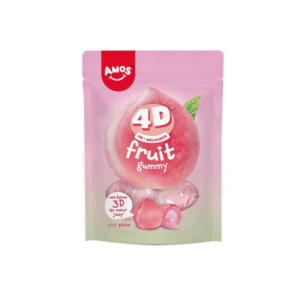 Bonbons Fruit Pêche 4D Amos