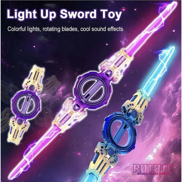 [FID] Double-blade rotating LED sword