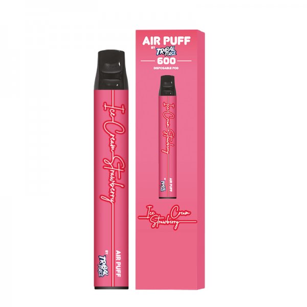 Air Puff 600 Ice Cream Strawberry - Tribal Force