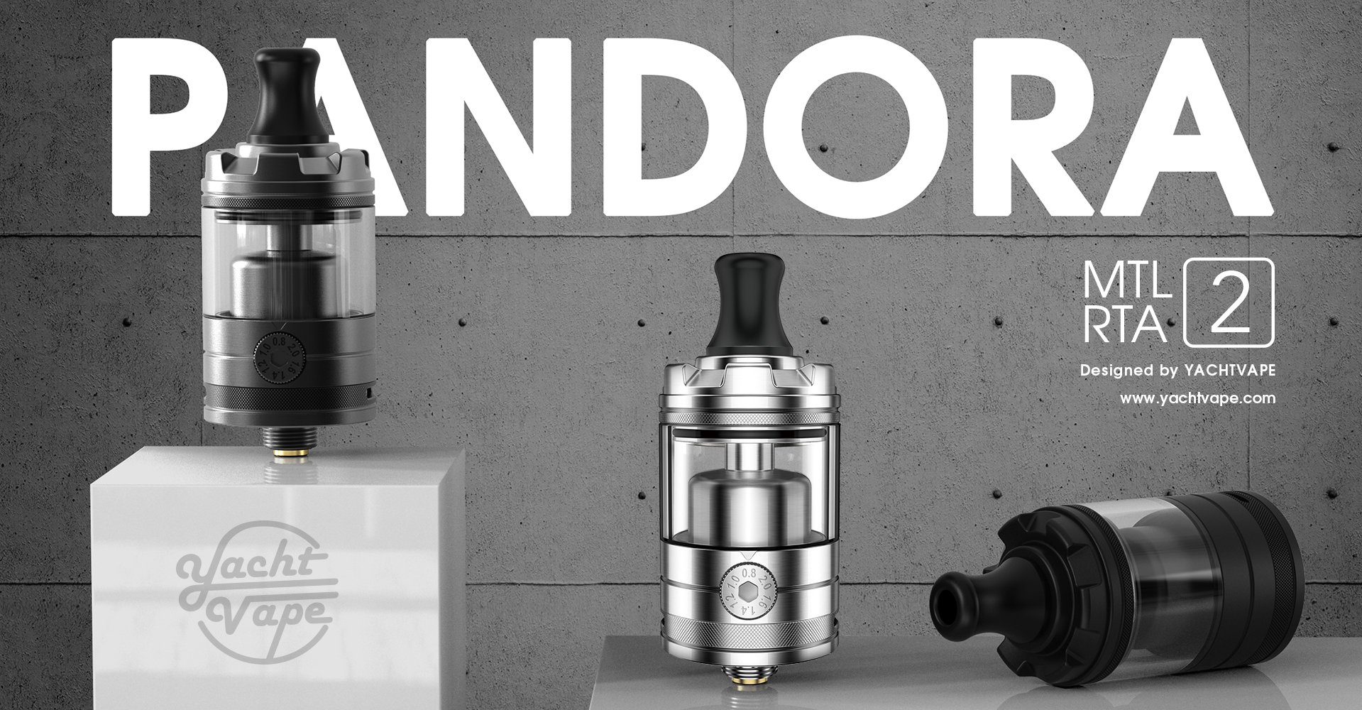 Pandora V2 MTL RTA Yatchvape • Hobby Vapeo Online
