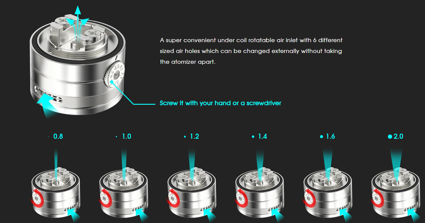 Pandora V2 MTL RTA Yatchvape • Hobby Vapeo Online